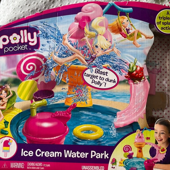 Barbie | Toys | Polly Pocket Ice Cream Water Park 207 | Poshmark